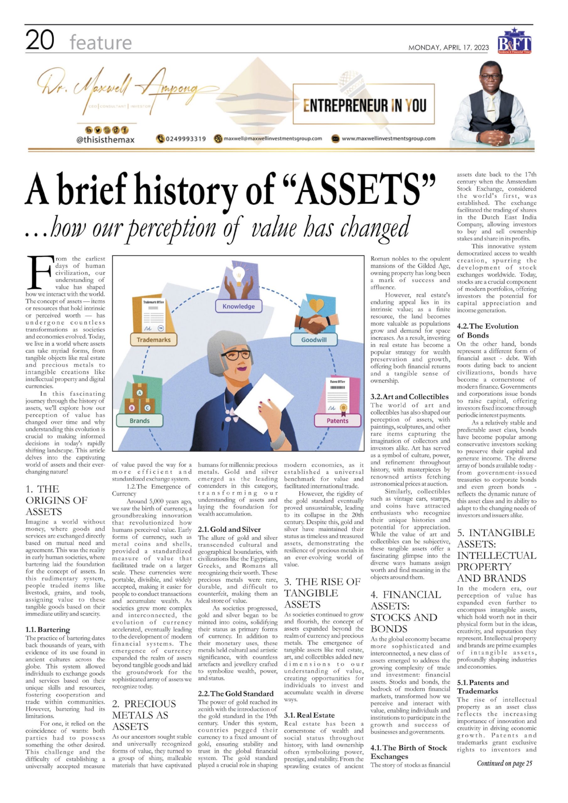 A Brief History of “ASSETS”: How Our Perception of Value Has Changed ...